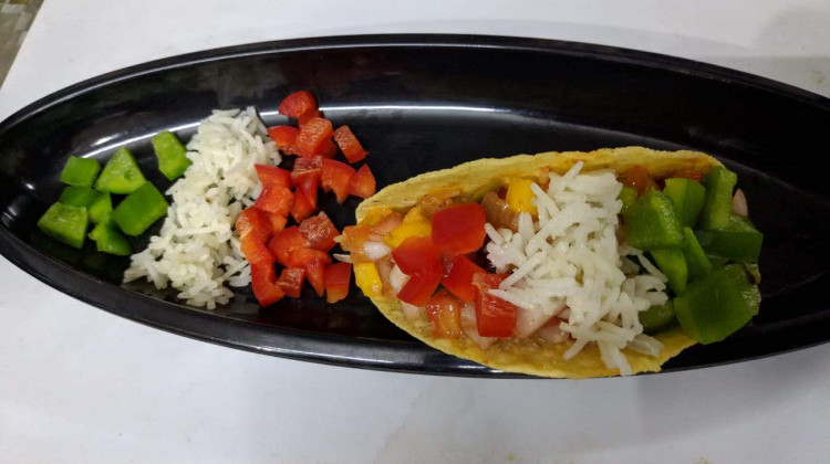 Tri coloured taco bell - EggNChicken4u